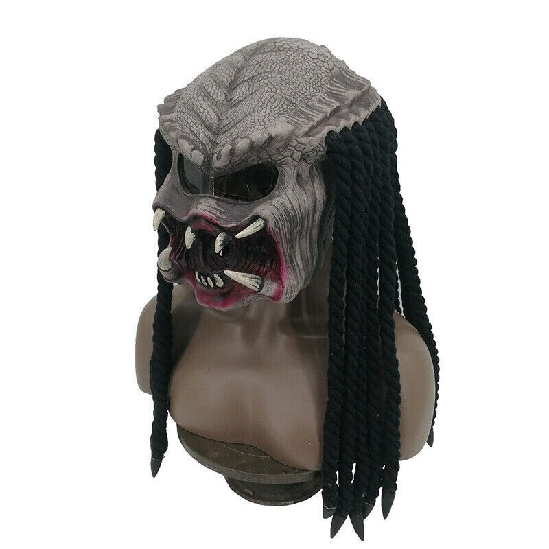 Alien VS. Predator Latex Mask Predator Halloween Cosplay Mask Helmet ...