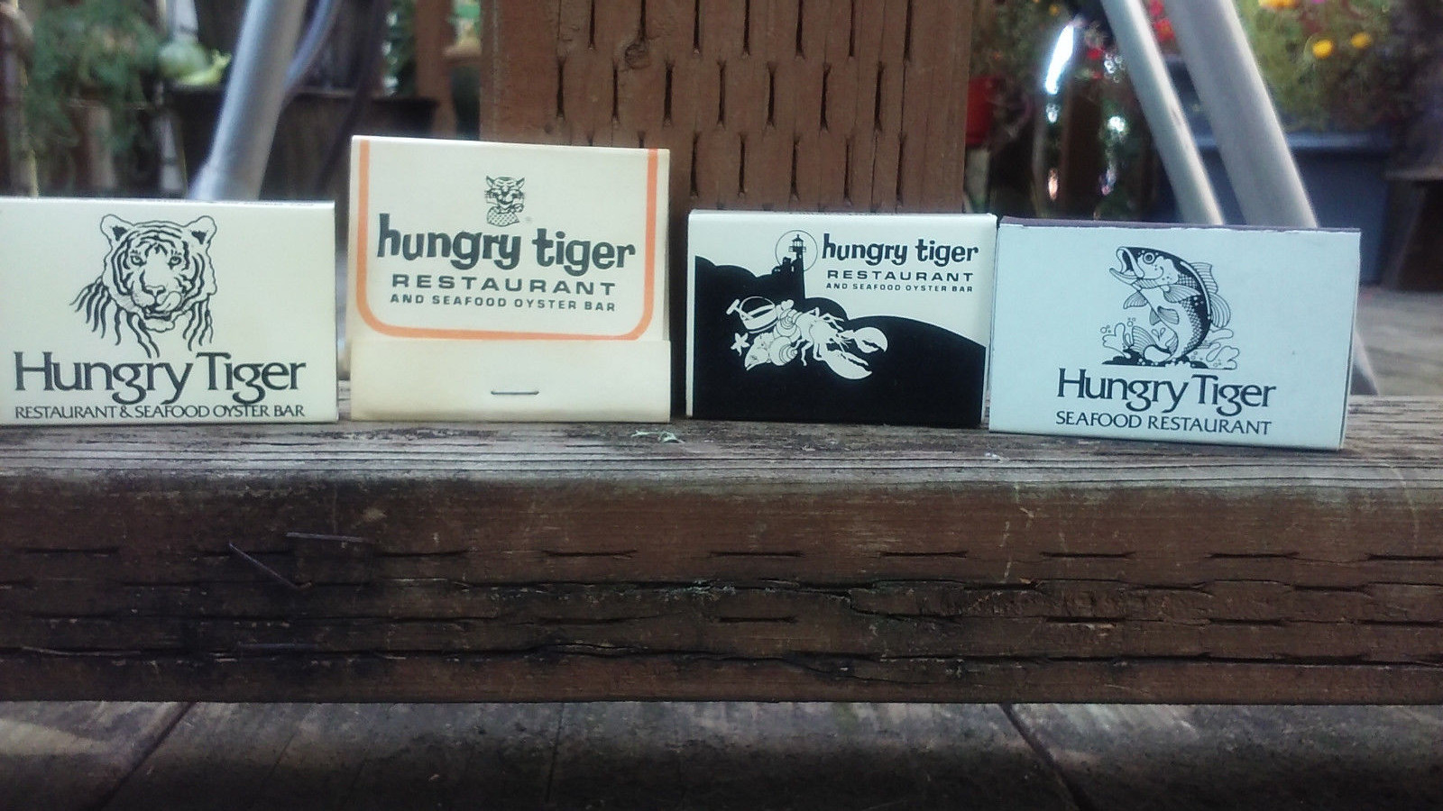 Hungry Tiger Restaurant vintage set of 4 Matchbook & Matchboxes | eBay
