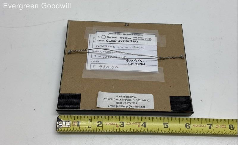 Framed Painting "Grazing in Meadow" by Gunni Nilsson Price | eBay