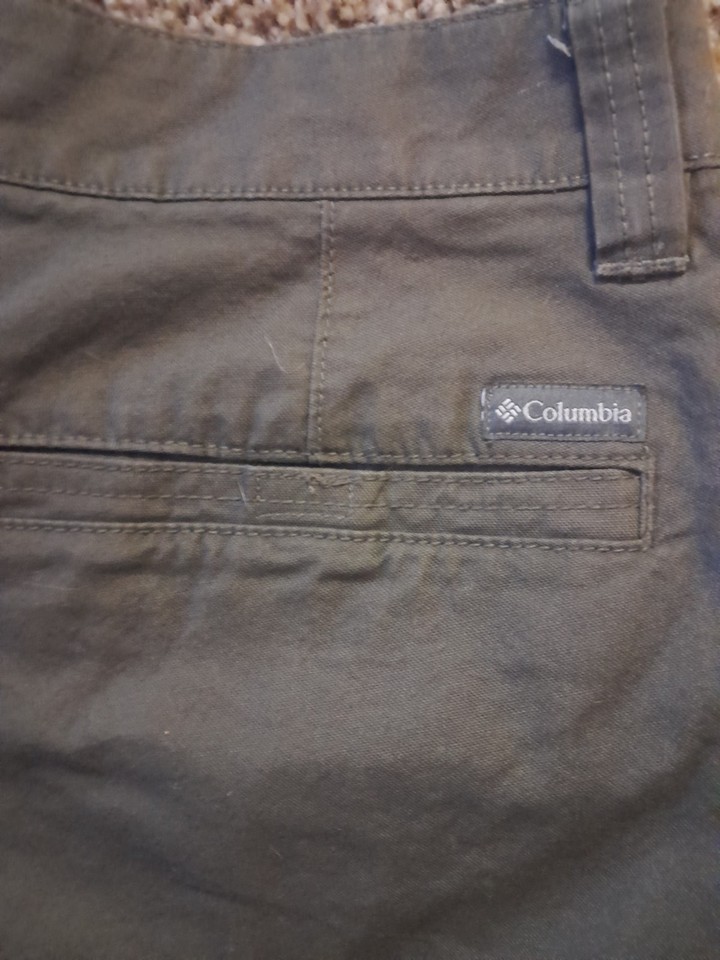 Columbia green/grey cargo pants men 32x30 | eBay