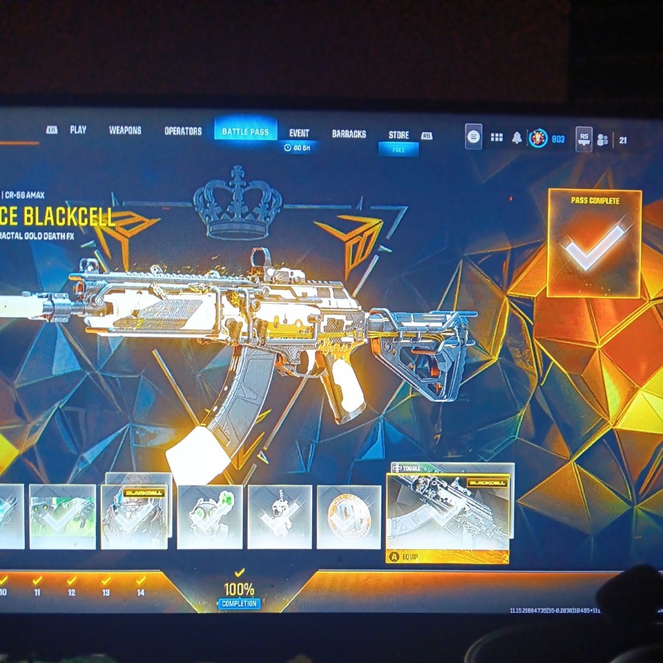 BO6 ACCOUNT LEVEL 800 & ABYSS + DARK MATTER | eBay