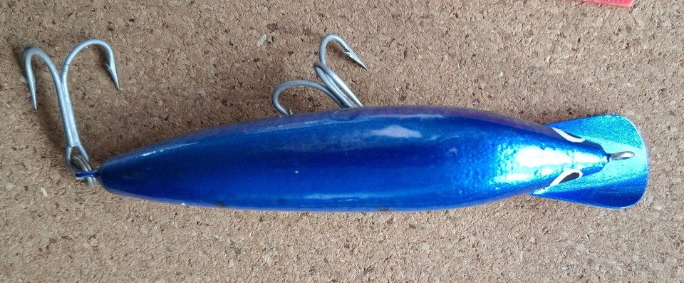 Vintage C Lures Cooktown Tiger Lure 10.5cm blue/silver | eBay Australia