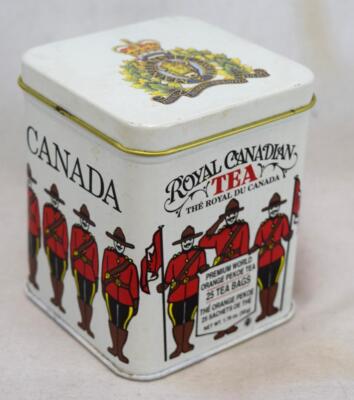Royal Canadian Tea Empty Tin | eBay