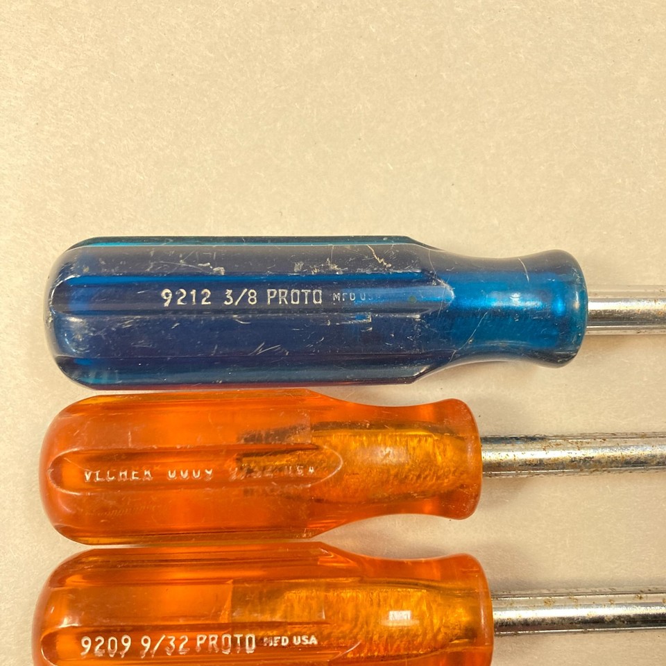 Vintage Proto Nut Driver Set 4 Pc w/1 Vlchek USA | eBay