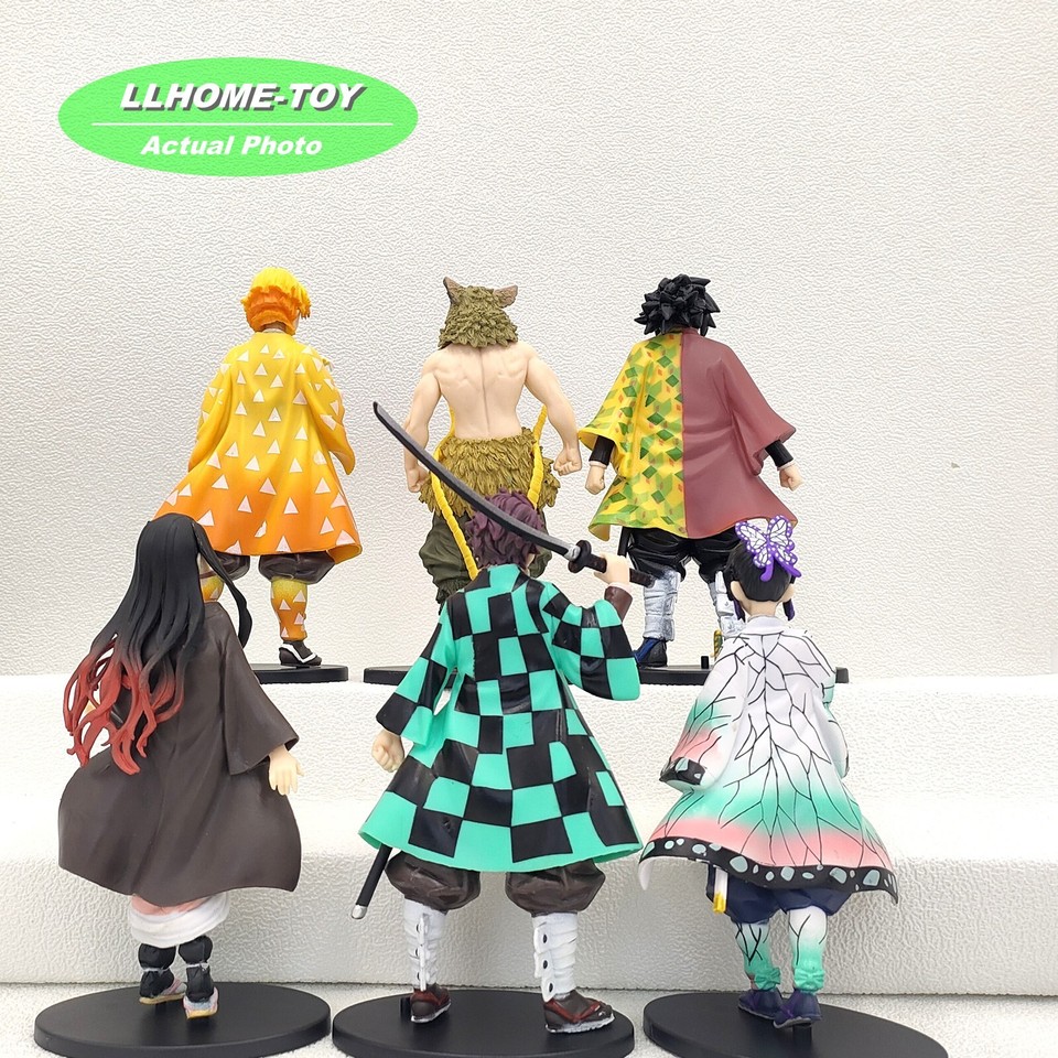 Anime DS Tanjiro Kamado Nezuko 6pcs Set 14cm Action Figure Toy Gift | eBay