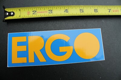 Ergo Surfboards Therefore Blue Yellow Poetry Poem V21a Vintage Surfing ...