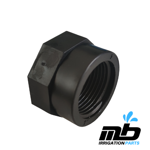 End Cap Threaded BSP (Female) Pipe Fitting Polypropylene (PP) Black Plastic | eBay UK