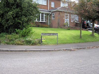 Photo 6x4 Sign for Gladstone Grove Biddulph This is the sign for ...