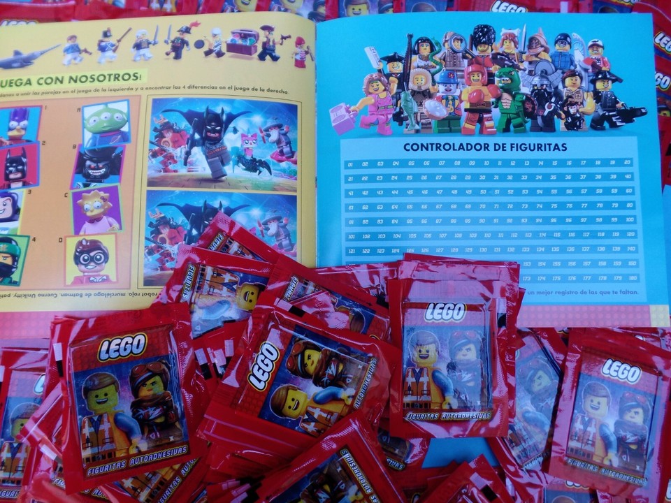 Lego All The characters in his movies 90 envelopes (450 .Cards) Plus ...