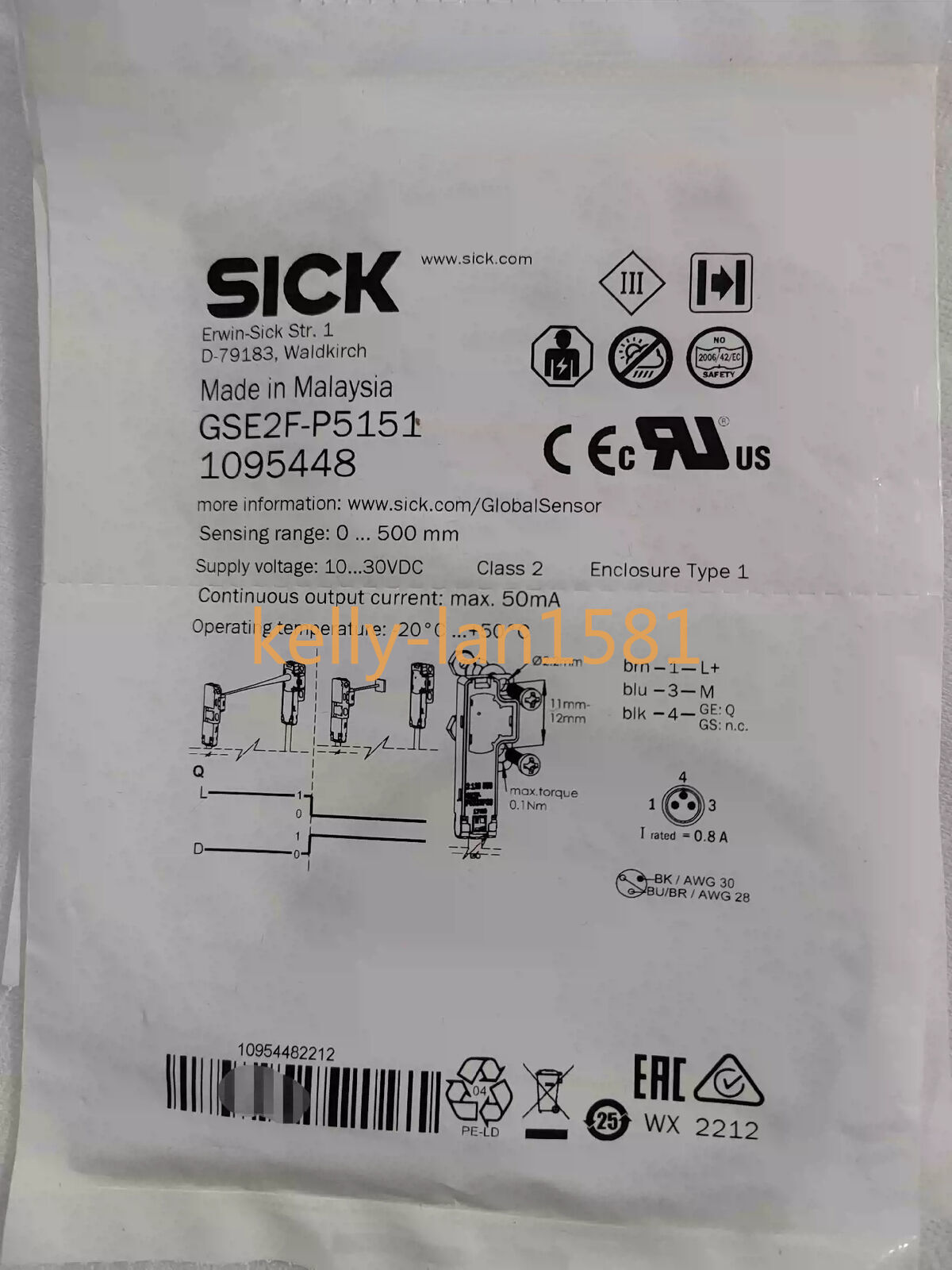 100% Test 1pcs SICK GSE2F-P5151 1095448 | eBay