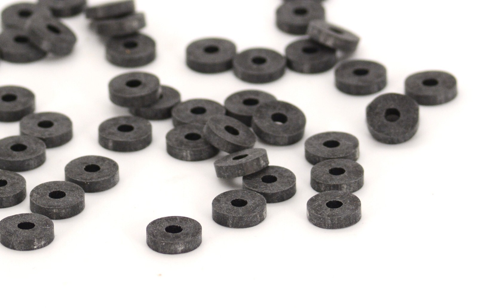 #6 All‑Weather EPDM Rubber Washers | 1/8" ID x 3/8" OD x 3/32" Thick ...