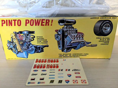 *LNIB! *RARE *ORIGINAL VINTAGE AMT NEW FORD PINTO DRAG GASSER KIT ...