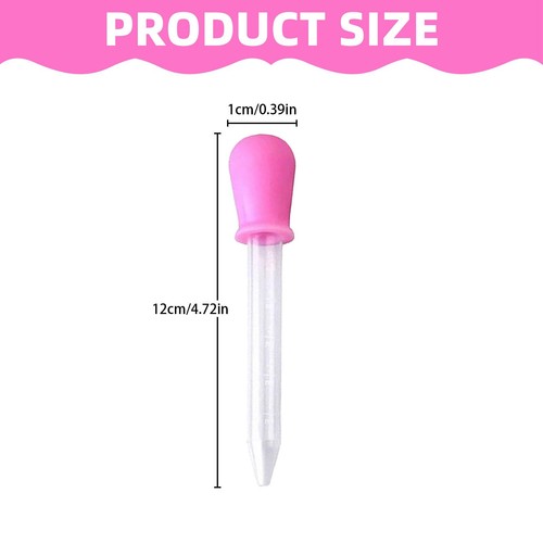 Liquid Droppers Medicine Silicone and Plastic Pipettes Eye Dropper with ...