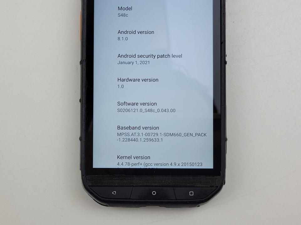 Caterpillar CAT S48c - 32GB - Black (Sprint) Rugged Smartphone - H0094 ...