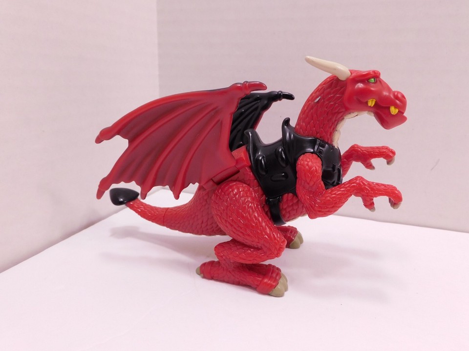 Fisher Price Imaginext Red Dragon Jointed Lord Dragomont Fortress | eBay