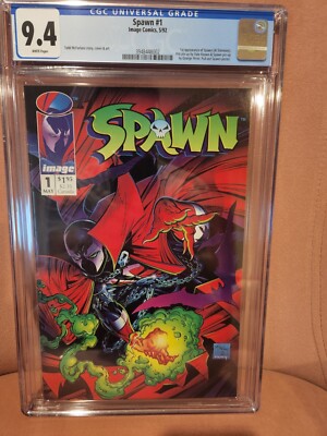 IMAGE 1992 SPAWN #1 CGC 9.4 WHITE PAGES 1ST APPEARANCE SPAWN KEY!! | eBay