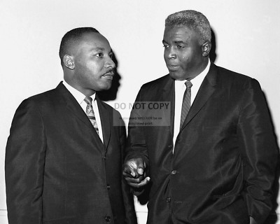 DR. MARTIN LUTHER KING AND JACKIE ROBINSON - 8X10 PHOTO (RT256) | eBay