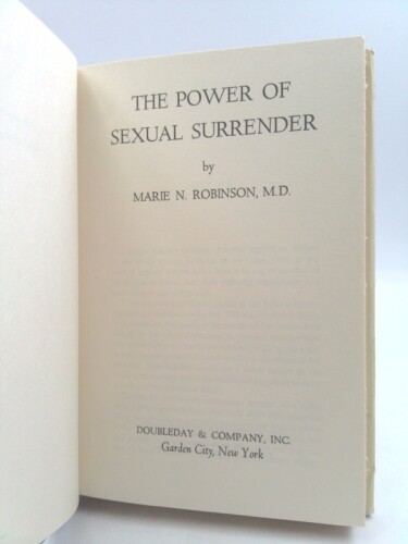 The Power of Sexual Surrender by Robinson, Marie N., M.D. | eBay