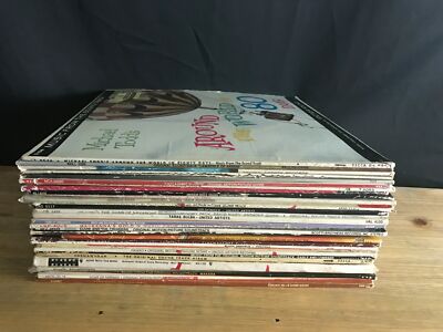 VINTAGE LOT OF 31 USED SOUNDTRACK RECORDS/LP FILM SCORES/CLASSICS GONE ...
