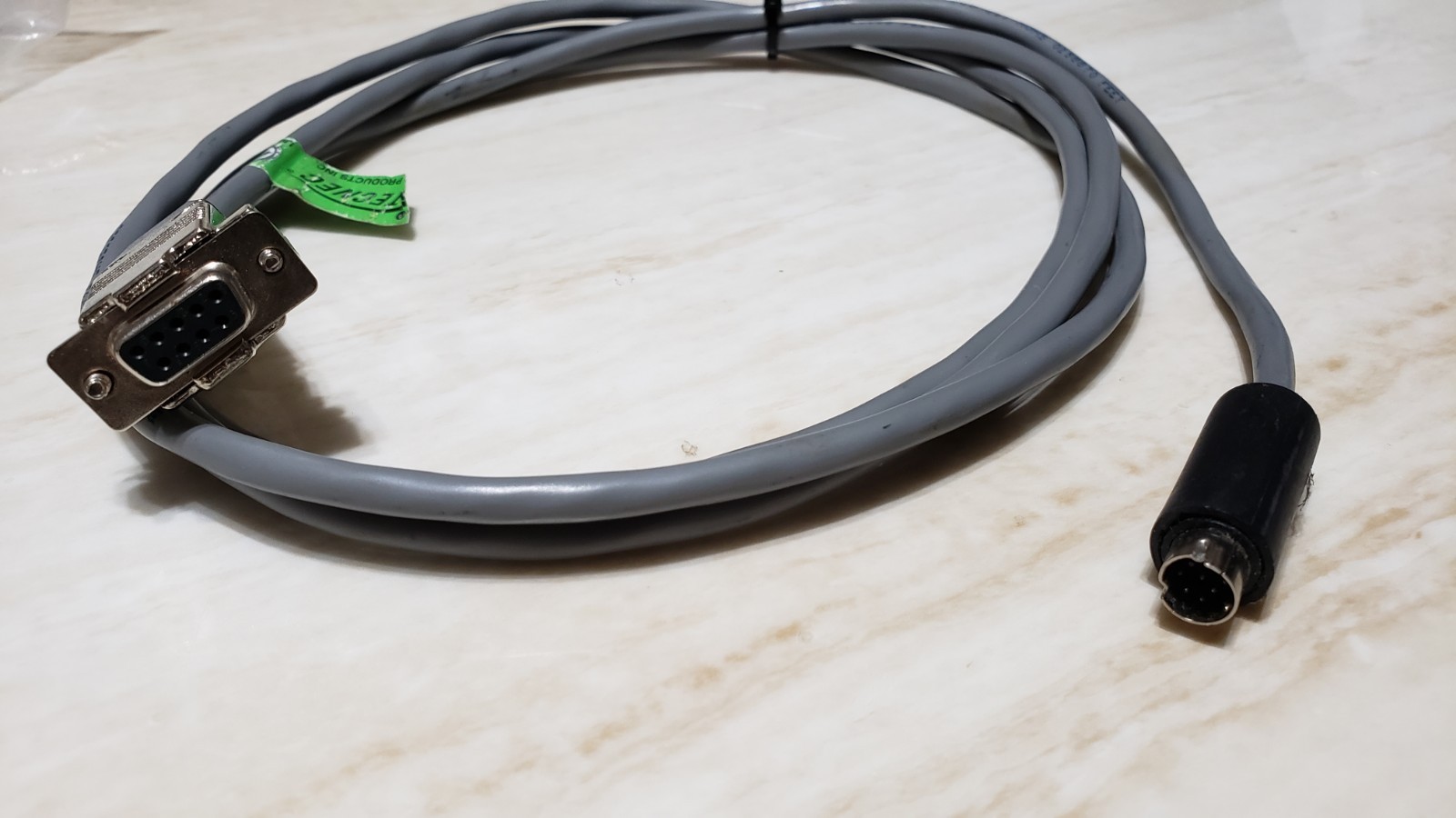 TecNec Visca-9F-6 Camera Control Cable 9-Pin D-Sub Female to 8-Pin DIN ...