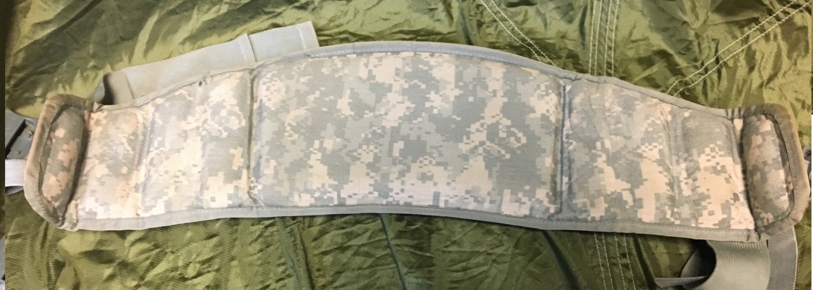 Military Surplus ACU Padded Waist Hip Kidney Belt for MOLLE II Rucksack ...