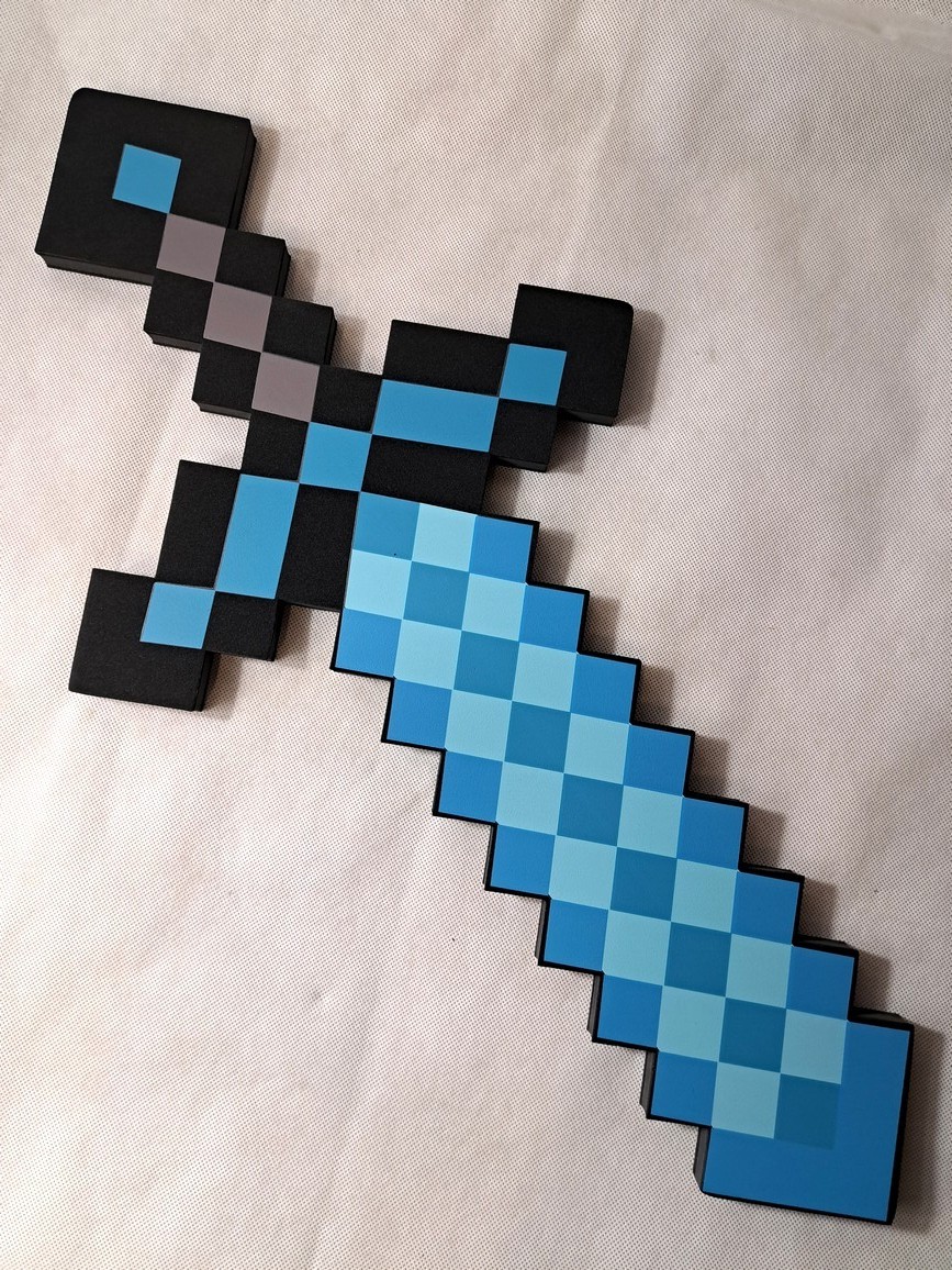 1x Minecraft Weapon EVA Foam Sword Pickaxe Pistol Coplay Toy Gift Aus ...