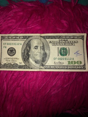~$100 Dollar Bill ~Low Serial Number & Collectible ~ Circulated 2001 | eBay
