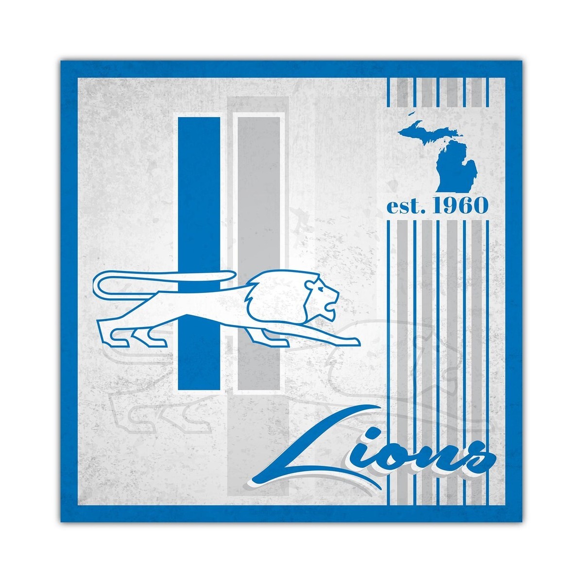 Vintage Detroit Lions Logo