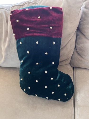 Vintage ITR Stocking Pillow Holiday Christmas Plush; 19” L | eBay