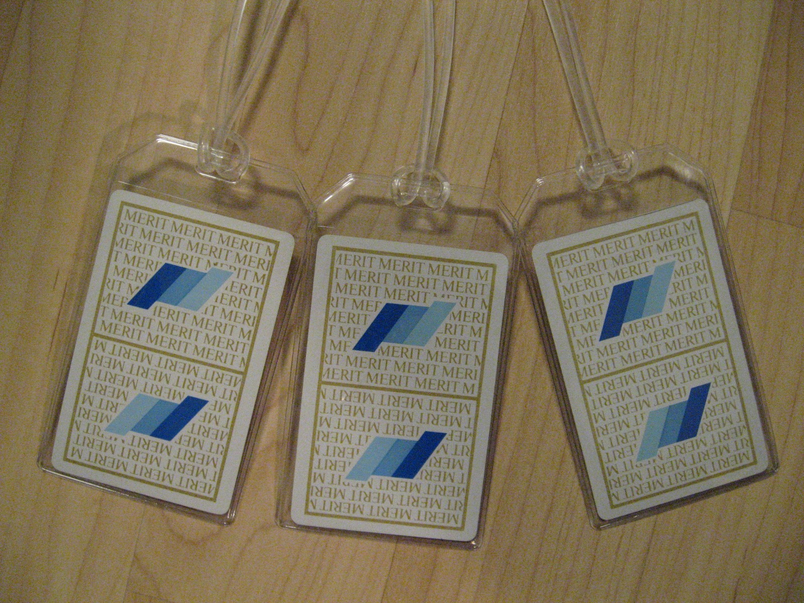 Merit Cigarettes Luggage Tags - Vintage Playing Card Smoker Smoking ...