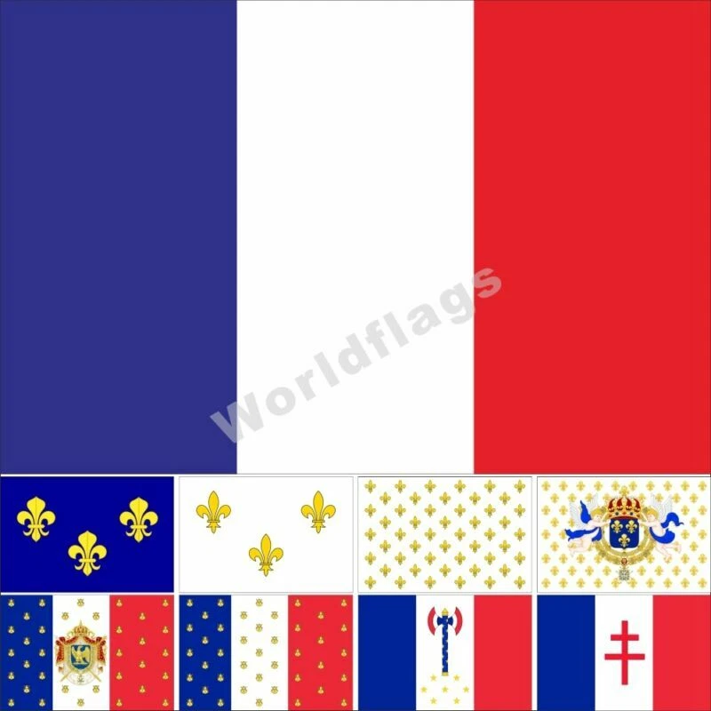 French Historical Flags