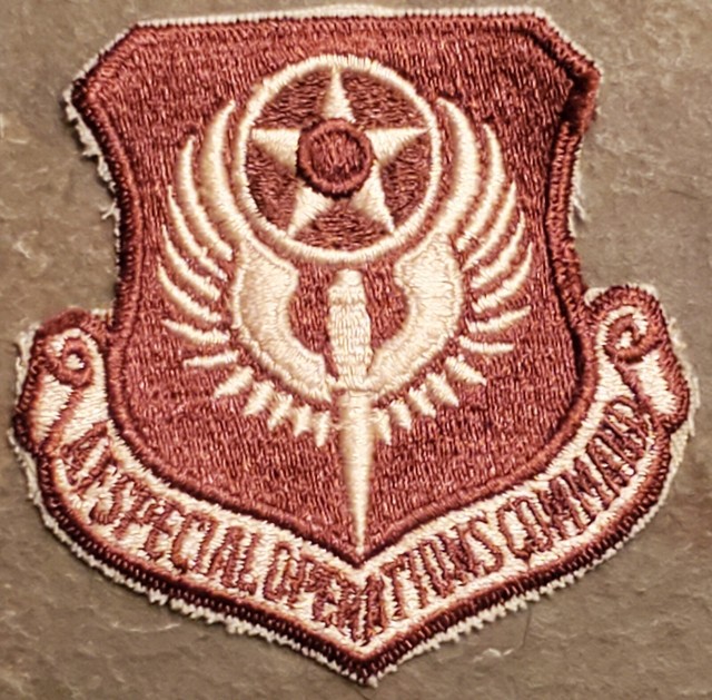 USAF AF SPECIAL OPERATIONS COMMAND PATCH DESERT VINTAGE (MAJCOM) AFSOC ...