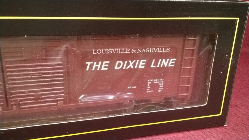#1 WEAVER ULTRA LINE U20008LD L&N DIXIE LINE STEEL DD BOX CAR #97689 ...