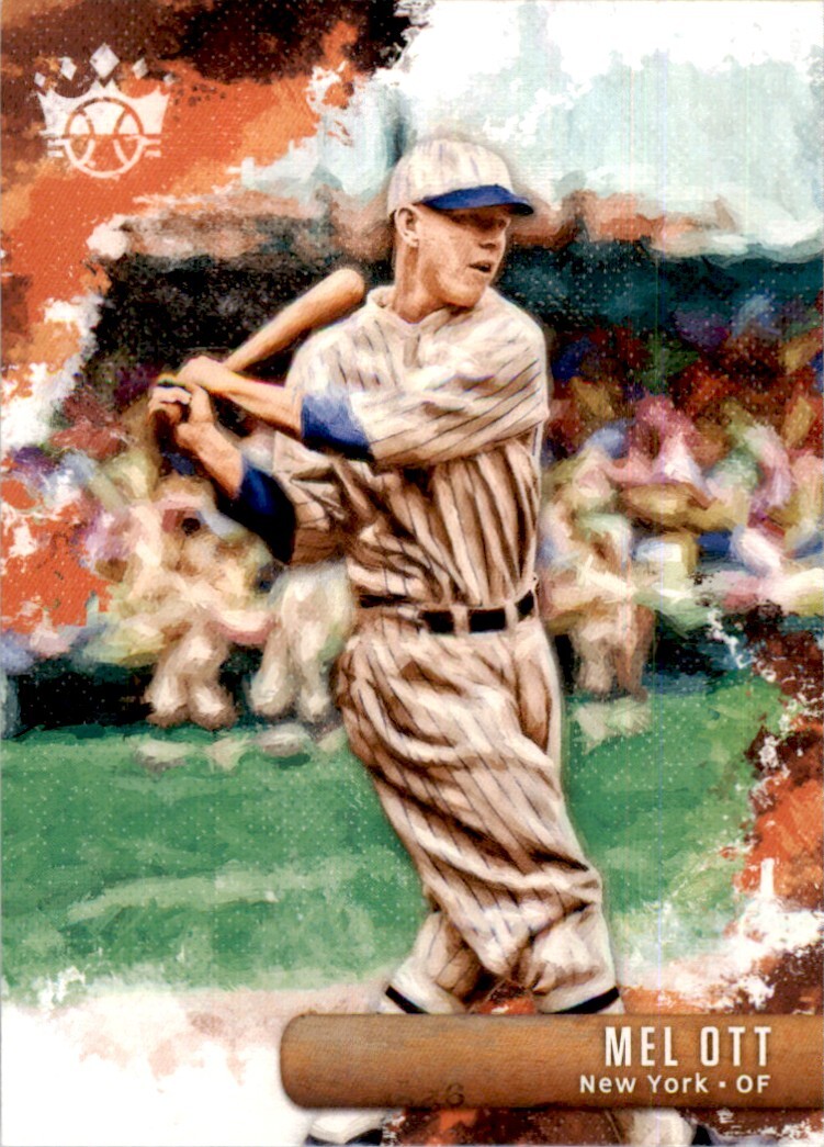 2019 Panini Diamond Kings Mel Ott New York Giants #6 MLB Baseball Card ...