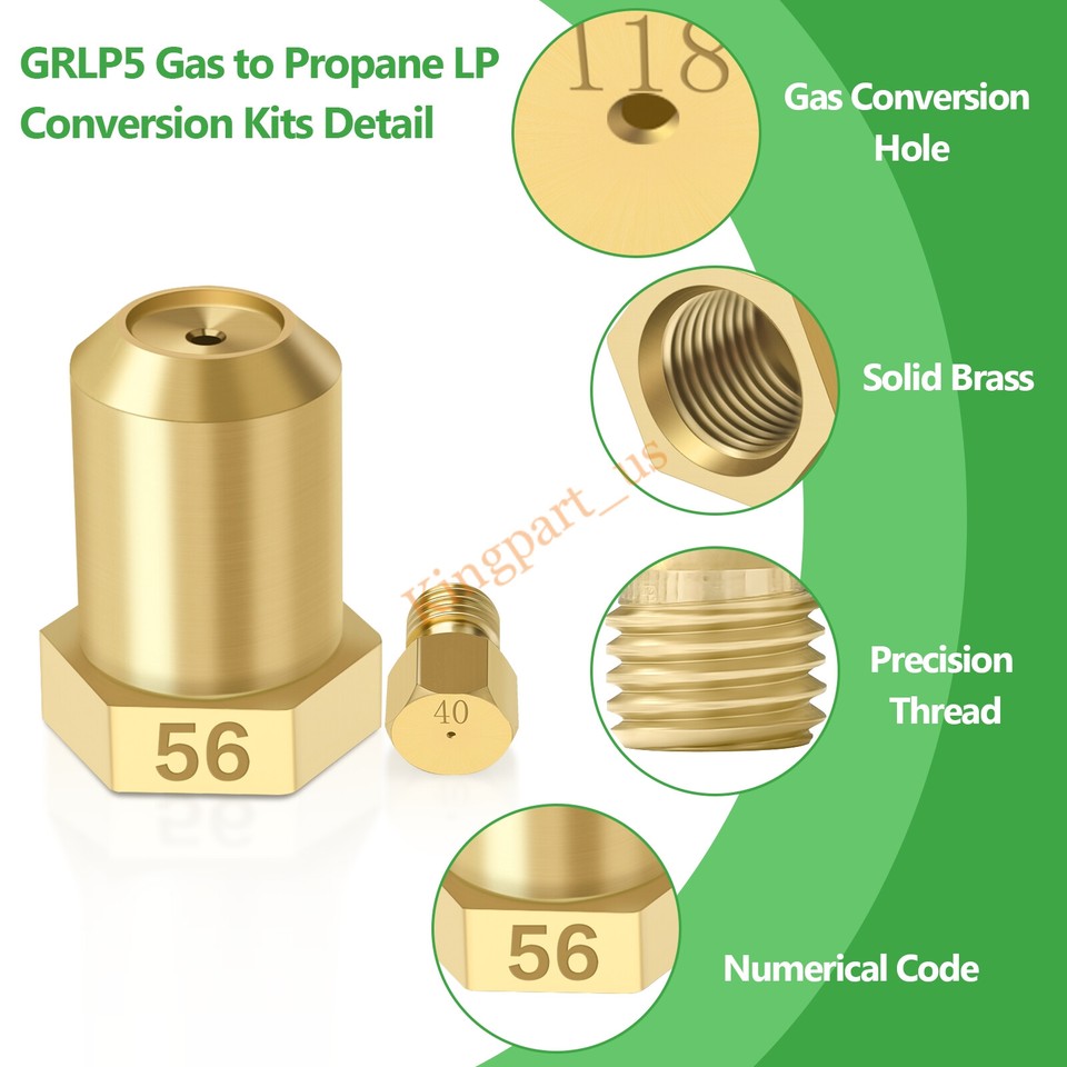 GRLP5 Range Natural Gas to LP Propane Conversion Kit For Frigidaire ...
