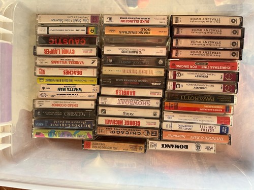 Lot of 44 vintage cassette tapes - assorted genres | eBay