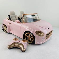 American Girl AG RC Sports Car Pink & Gold 2 Doll Seats Remote Control ...