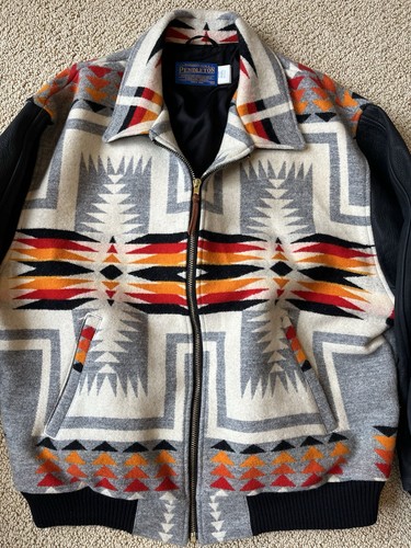 PENDLETON Vtg 90s80s High Grade Western Wear native American Jacket aztec XL USA | eBay
