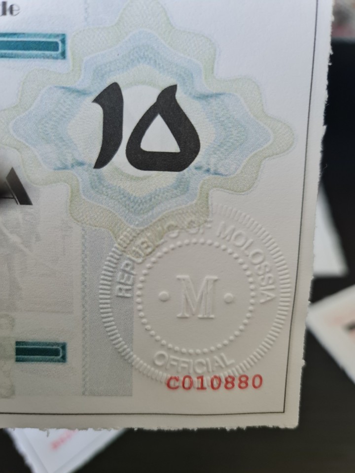 US Micronation Molossia Valora Banknote 1-20 Rare Beautiful UNC | eBay