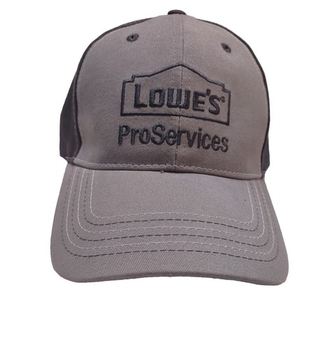 Lowes Pro Services Hat, Gray Strap Back | eBay