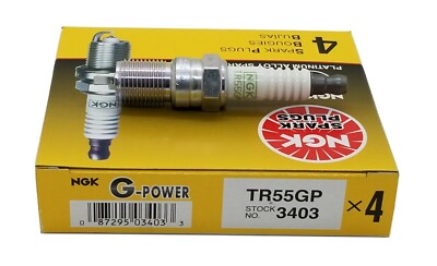 4 Plugs NGK TR55GP/3403 G-Power Platinum Spark Plugs | eBay