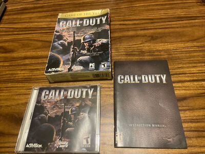 Call of Duty (PC) Complete - 2 discs with manual and cd key CIB ...