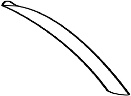 7407A317 Mitsubishi Moulding, rr bumper, lh 7407A317, New Genuine OEM ...