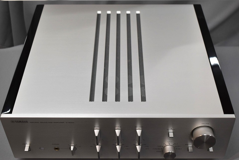 (US Duty Free) YAMAHA C-5000 Stereo Preamplifier w/Box, Very Good ...