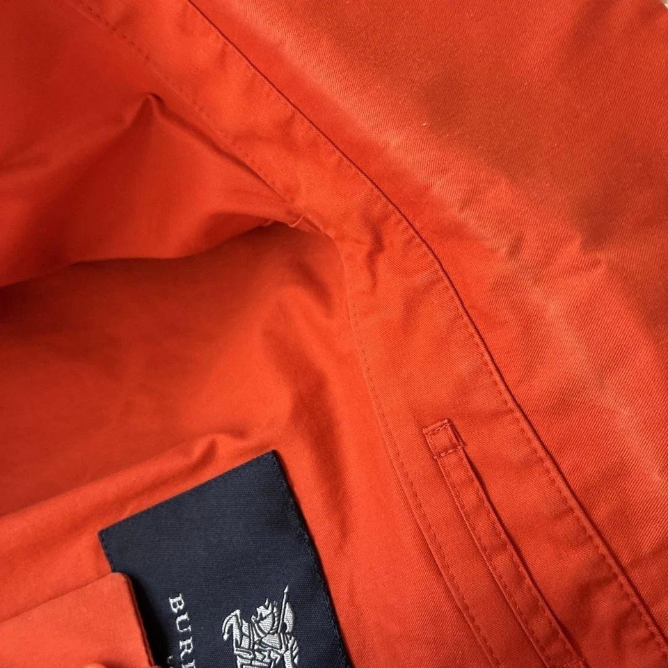 BURBERRY Coat 40 Orange Width 18.89" Length 29.13" Auth Women | eBay ...