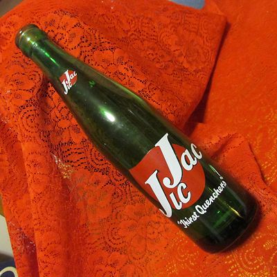 Vintage Jic Jac Soda Green Glass Bottle 10 oz ALC, 1958, reads G-1985 ...