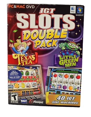 IGT Slots Double Pack Computer Game- TEEN- PC & MAC DVD MASQUE ...