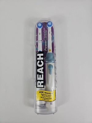 Reach Power Brush Complete Kit 2 Heads Powerbrush Toothbrush New Old ...