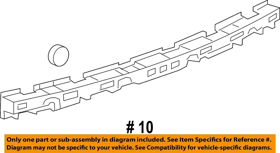GM OEM 11-16 Cruze Limited Rear Bumper Bumper Components-Center Support ...