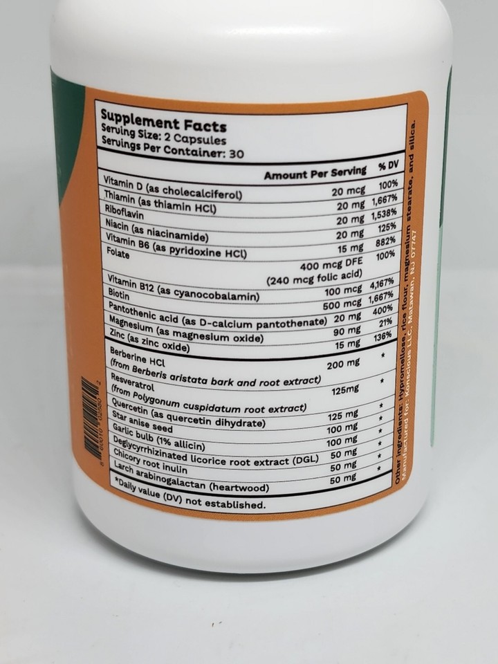 Emma Relief Supplement by Konscious Solution for Gut Health Issues 60 ...